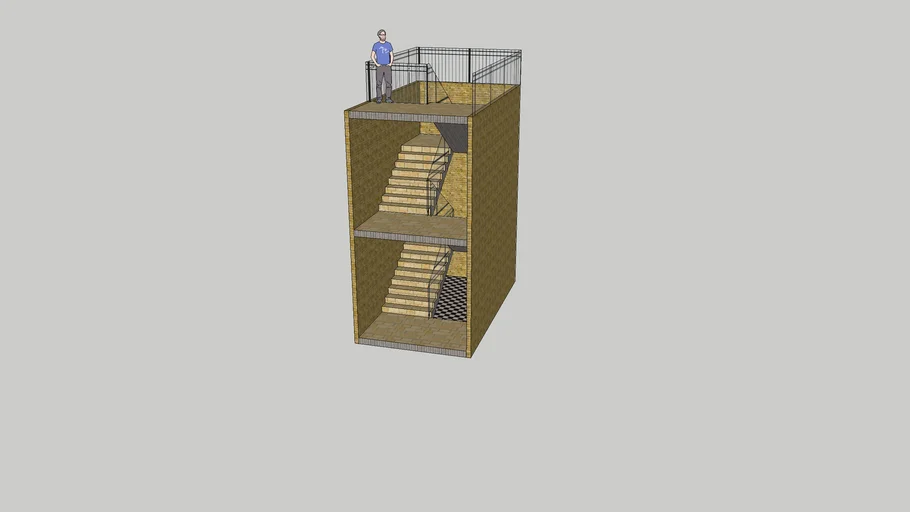 APPARTMENT STAIRCASE VERNACULAR | 3D Warehouse