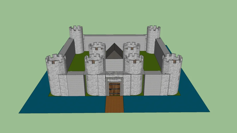 Harlech Castle (with moat) | 3D Warehouse