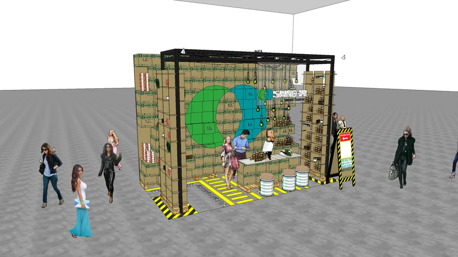 Booth Deco | 3D Warehouse