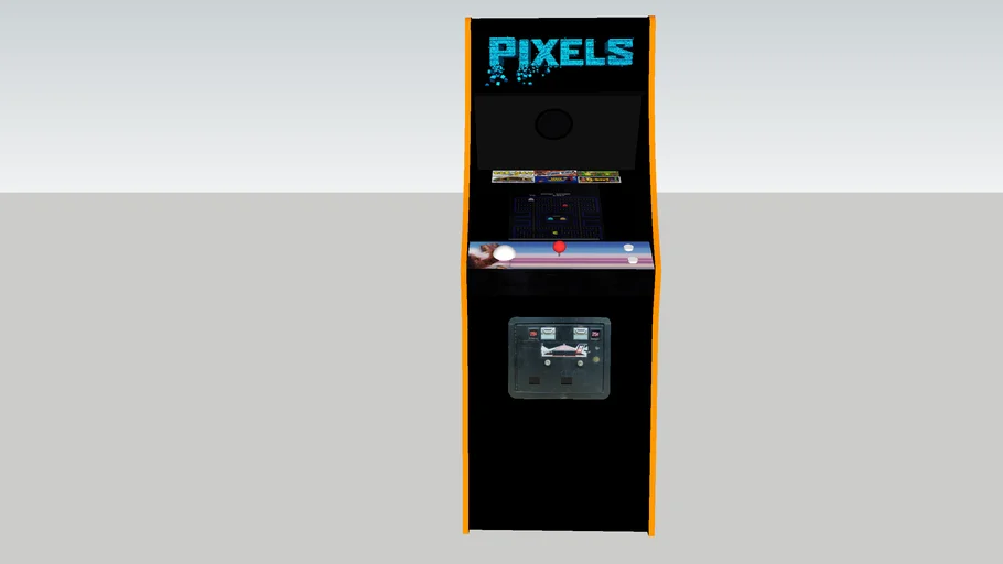 Pixels arcade game (with 6 games incluced) | 3D Warehouse