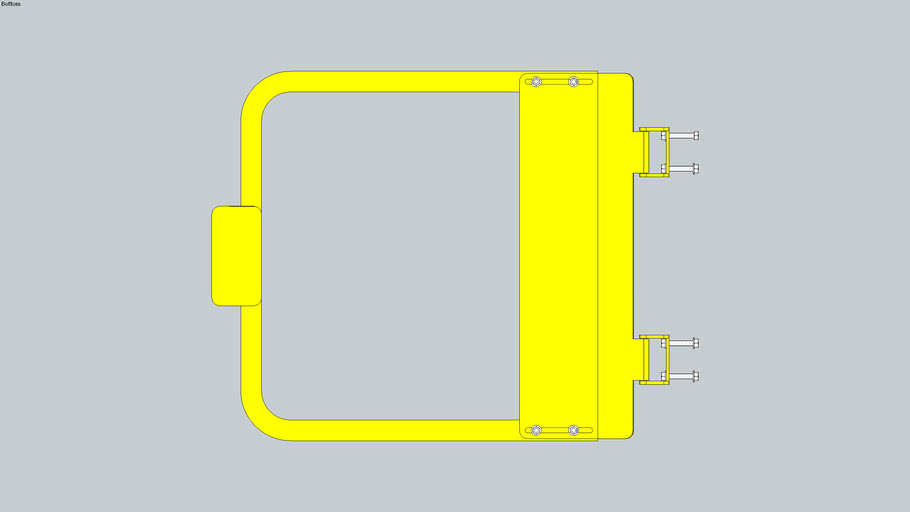 Access Ladder Safety Gate | 3D Warehouse