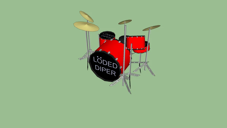 Loded Diper Drumset | 3D Warehouse