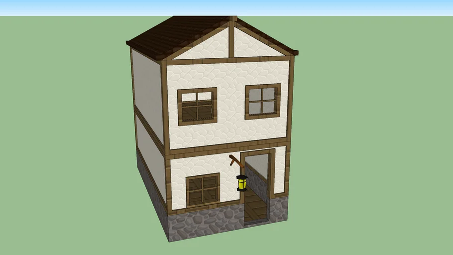 Old Style 2 story house | 3D Warehouse