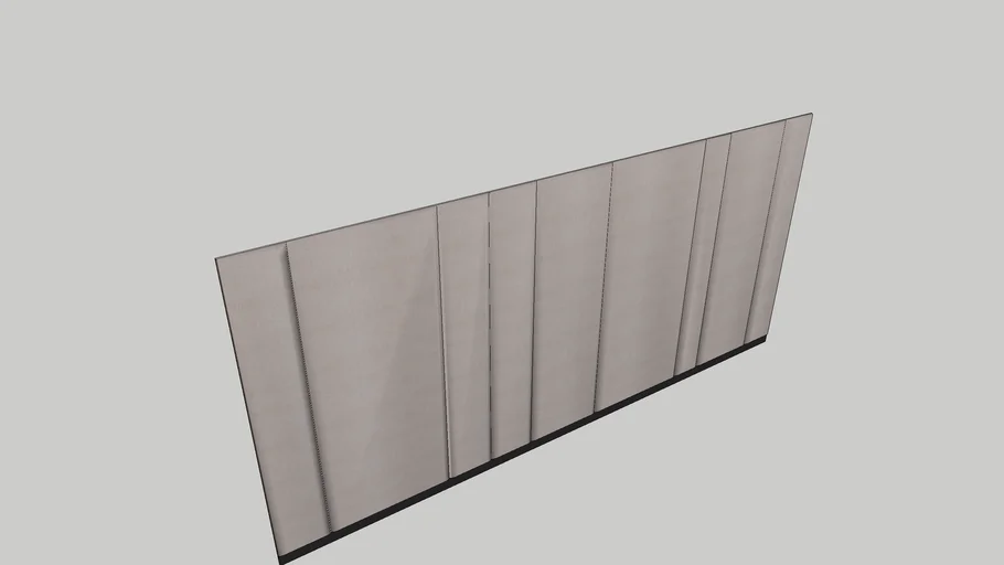 Fabric Textile Wall Panel | 3D Warehouse