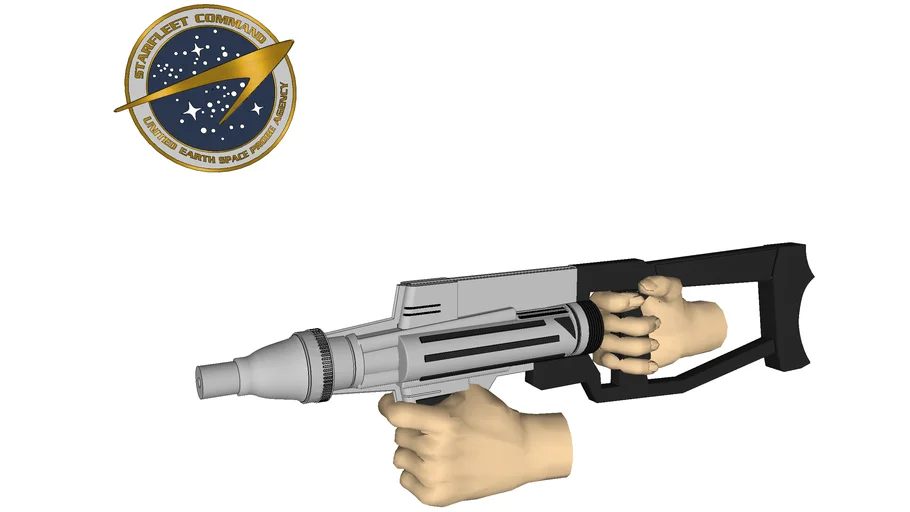Star Trek Weapons - Enterprise Series - Class 3 Pulse Rifle (2151) | 3D ...