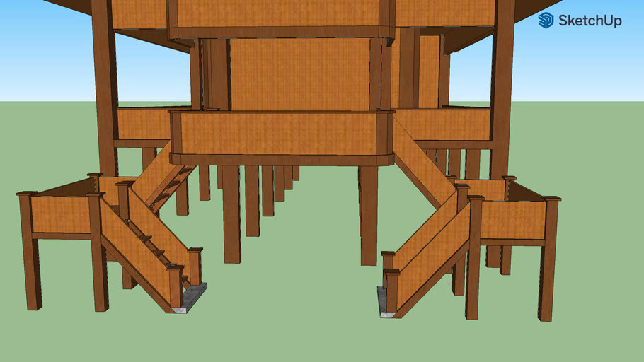 Rumah Adat Sulawesi Utara | 3D Warehouse