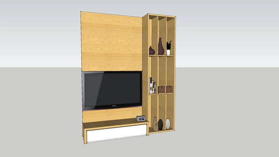 TV Panel at The Mansion, Desa Park City KL | 3D Warehouse