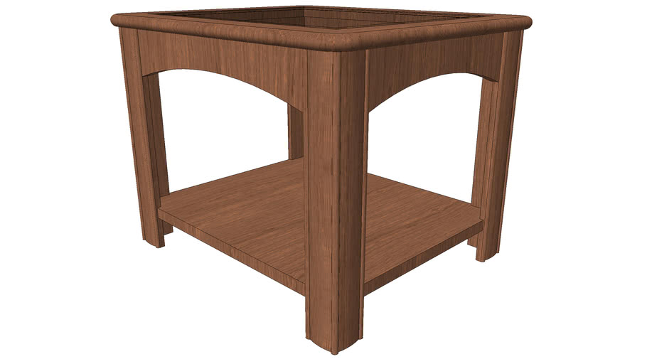 Medium Oak End Table | 3D Warehouse