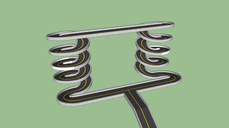 Spiral Road/Ramp | 3D Warehouse