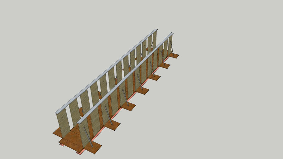 Pedestrian Bridge | 3D Warehouse