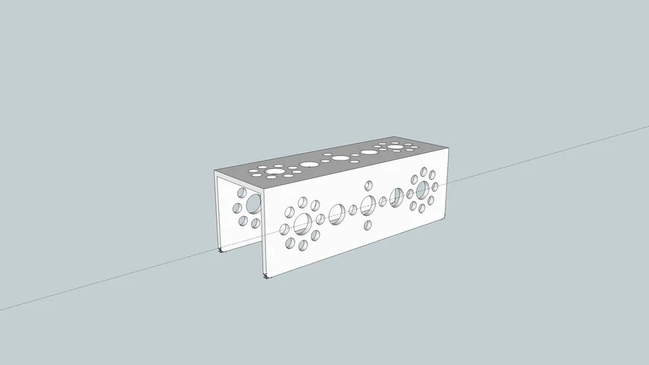 Tetrix Channel Beam 96mm | 3D Warehouse