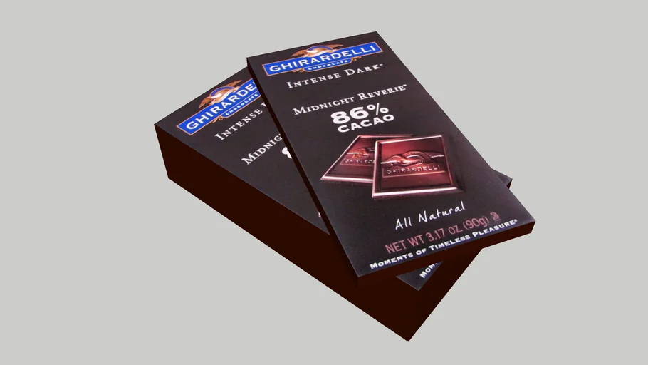 Ghirardelli 86% Cacao Midnight Reverie | 3D Warehouse