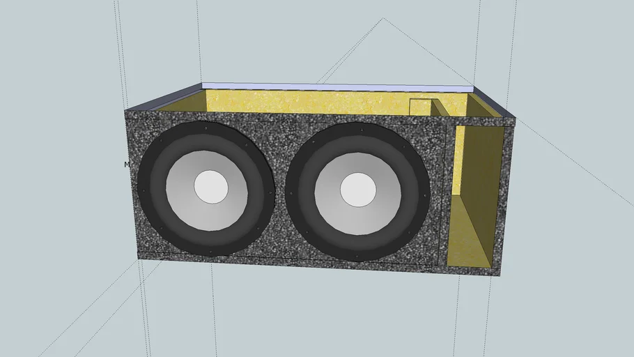subwoofer box 12's | 3D Warehouse