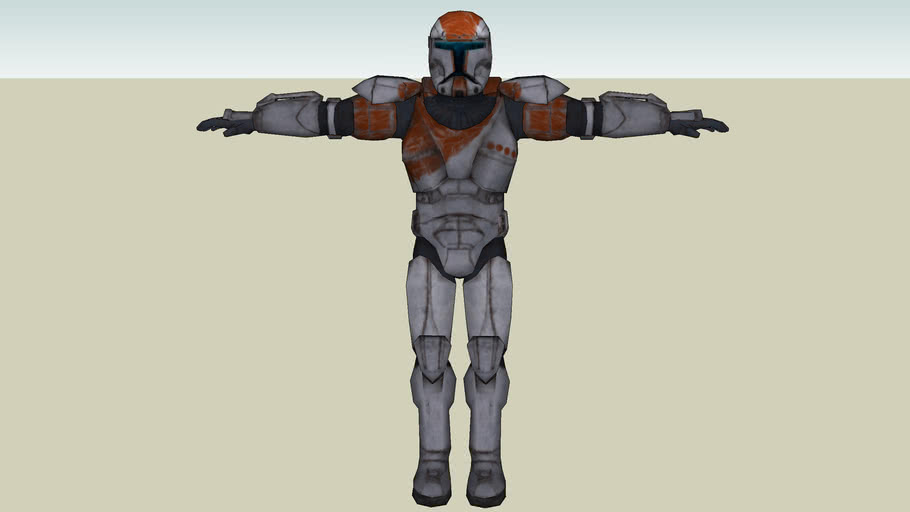 Republic Clone Commando RC-1138 Boss /Delta-38 | 3D Warehouse