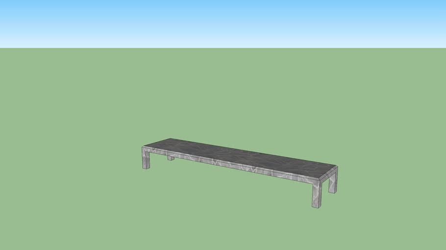 Stone Bench | 3D Warehouse