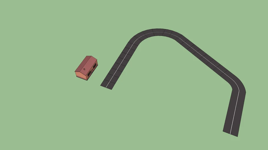 house and road | 3D Warehouse