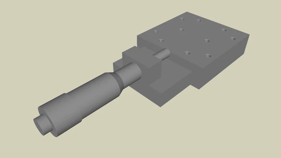 Ball Slide Positioning Stages | 3D Warehouse