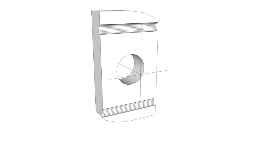 Unistrut P3008 nut | 3D Warehouse