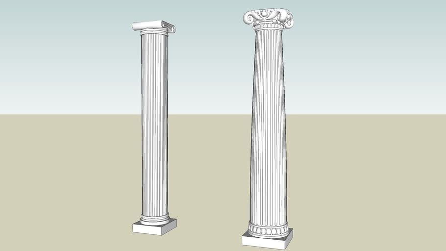 Miscellaneous doric column | 3D Warehouse