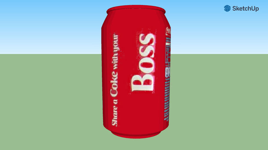 Coca Cola Boss can | 3D Warehouse