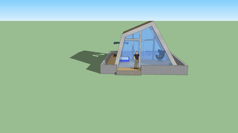 Small Modern House | 3D Warehouse