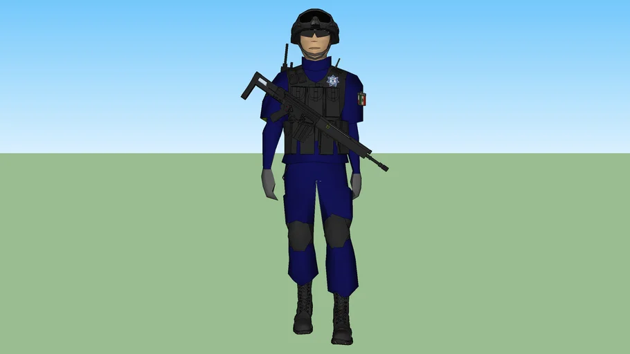 POLICIA FEDERAL PREVENTIVA CNS PFP | 3D Warehouse