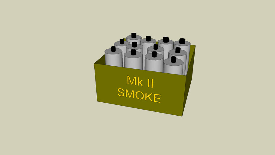 Box of Smoke Canisters | 3D Warehouse