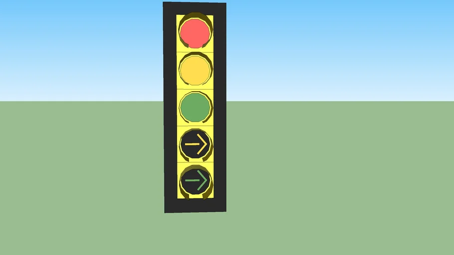 5-Light Right Turn Signal | 3D Warehouse