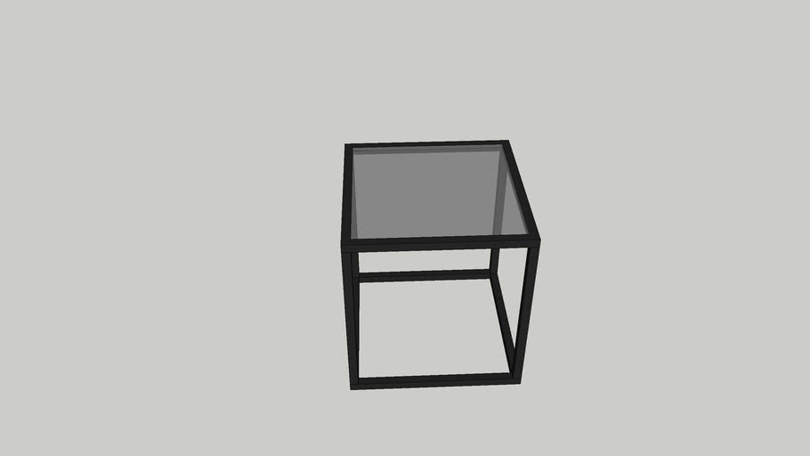 Glass Side Table | 3D Warehouse