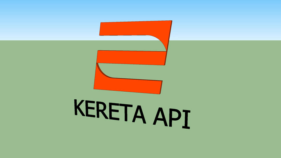 LOGO PT. KERETA API PERUMKA | 3D Warehouse