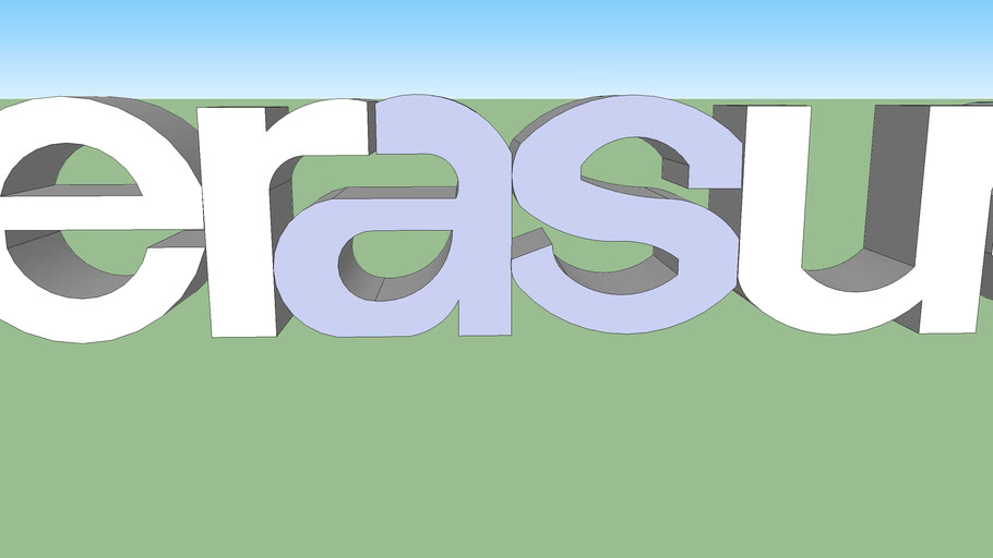 Erasure Logo | 3D Warehouse