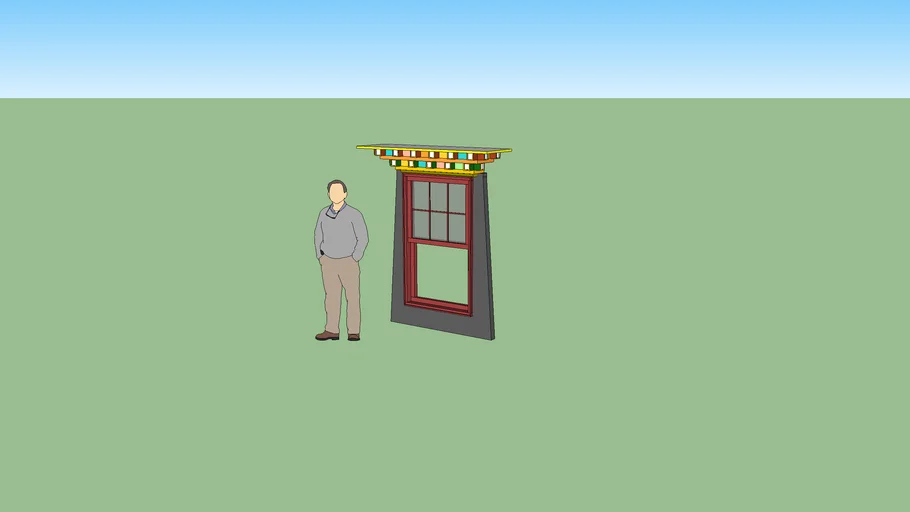 Tibetan traditional window | 3D Warehouse