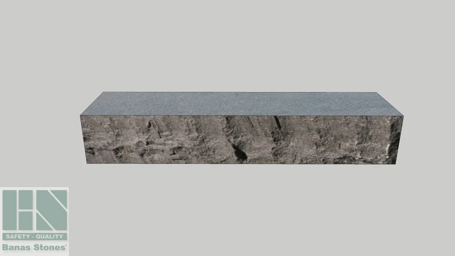 Banas Stones Natural Wall Stone - Silver Grey | 3D Warehouse