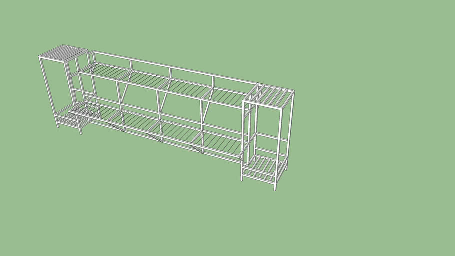 Rak bunga besi hollo | 3D Warehouse