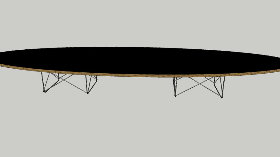 Eames Elliptical Table | 3D Warehouse