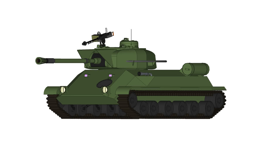 PT-73 Luipaard Medium Tank | 3D Warehouse