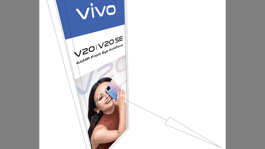 Lightbox pilar outdoor v20 (72x200) | 3D Warehouse