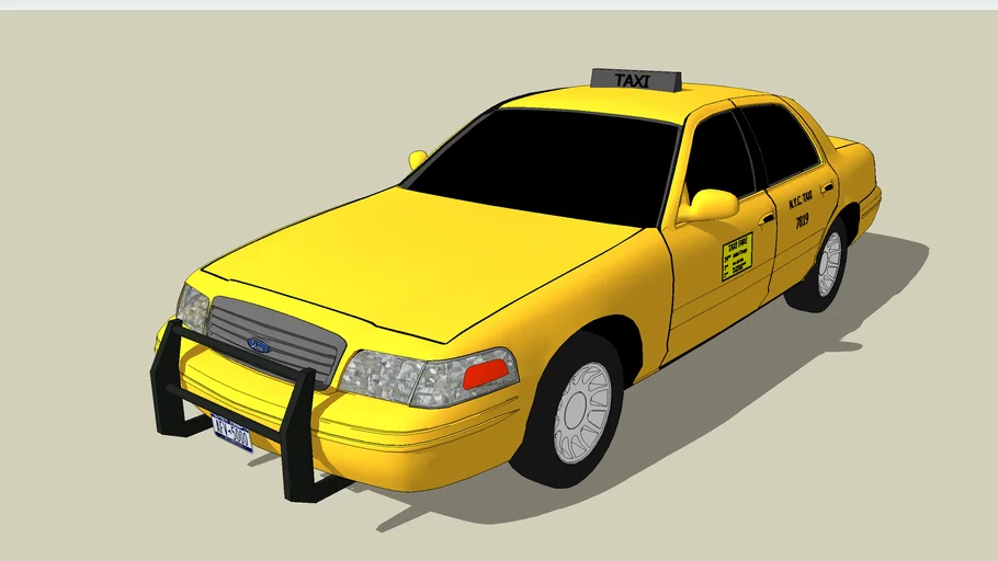 Ford Crown Victoria Taxi | 3D Warehouse
