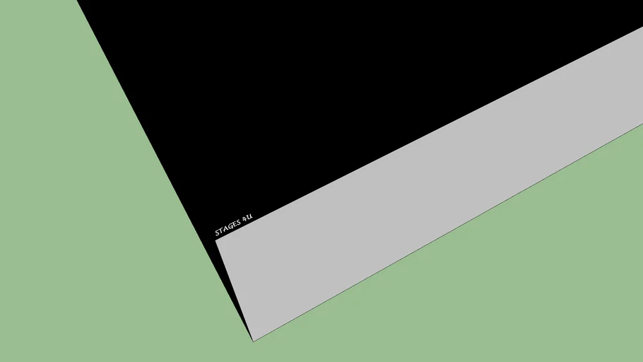 Stage full sized one piece | 3D Warehouse