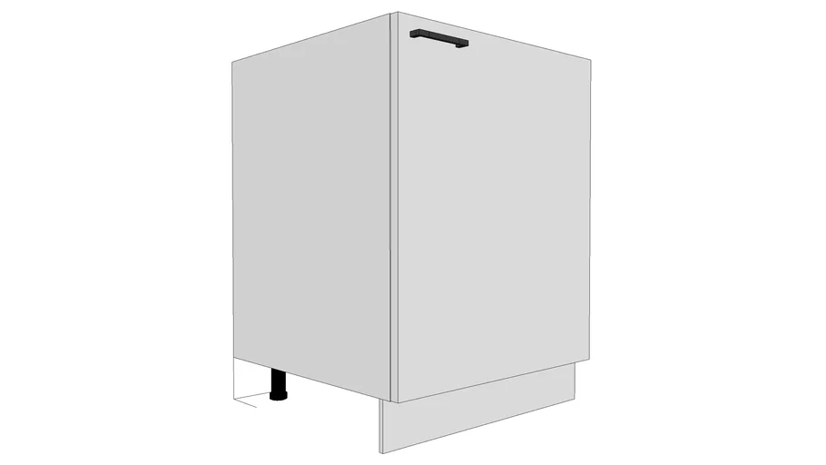 BU SINK UNIT 1 SHUTTER | 3D Warehouse