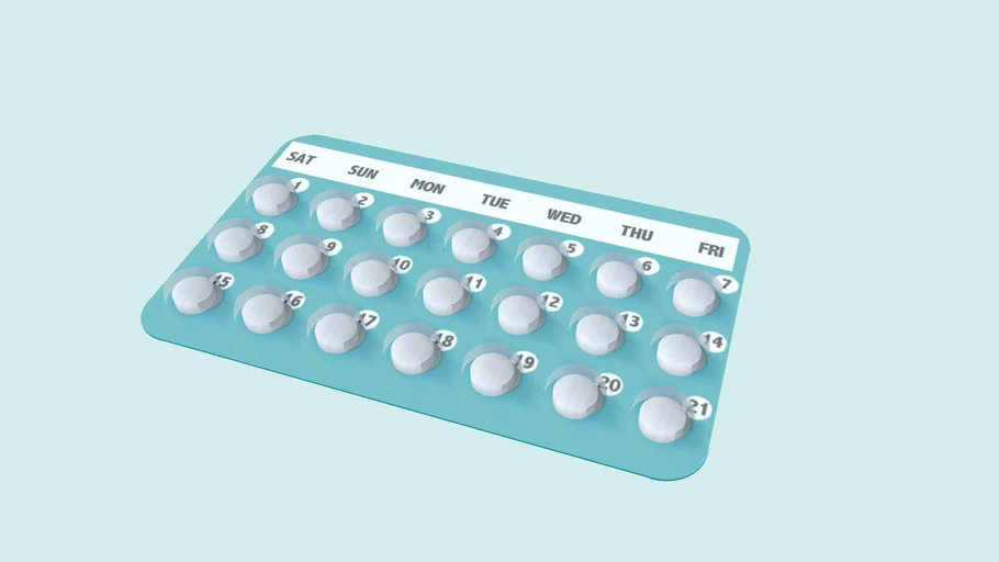 Blister pack pills | 3D Warehouse