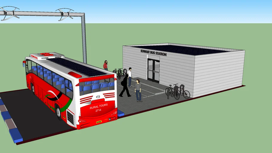 Solar Bus STATION | 3D Warehouse