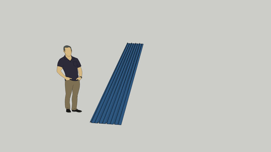 3D HI RIB ROOF TYPE 2 | 3D Warehouse