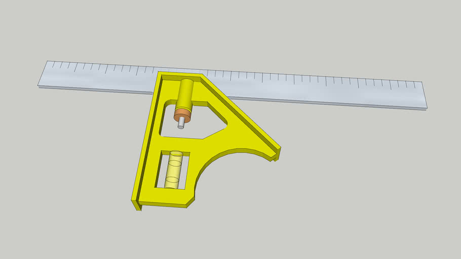 Combination Square | 3D Warehouse