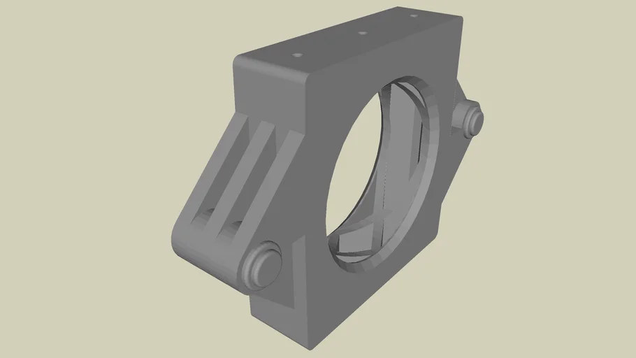 Hinged-opening mounting brackets | 3D Warehouse