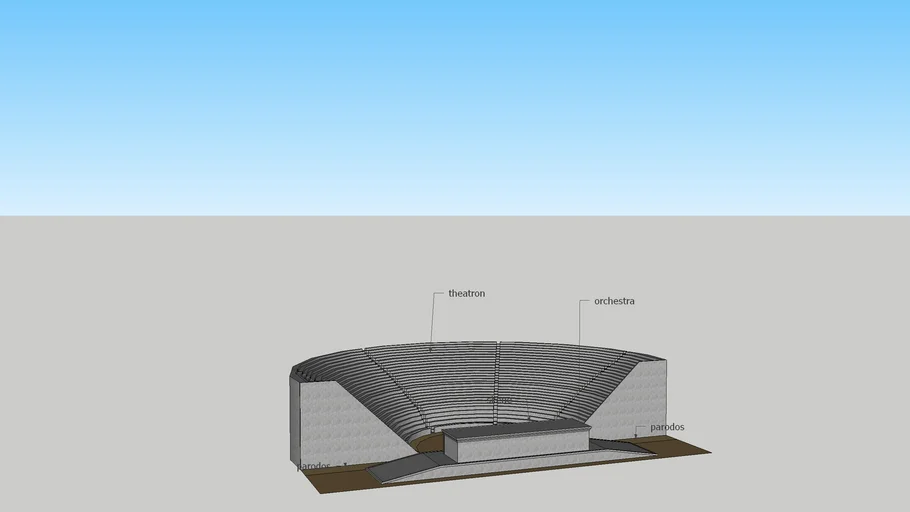 greek theatre | 3D Warehouse