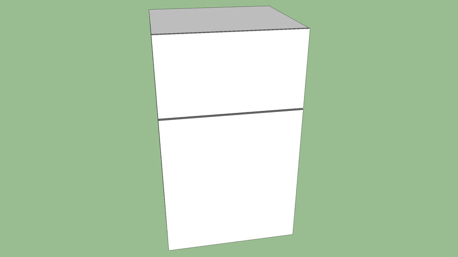 Compact fridge freezer | 3D Warehouse