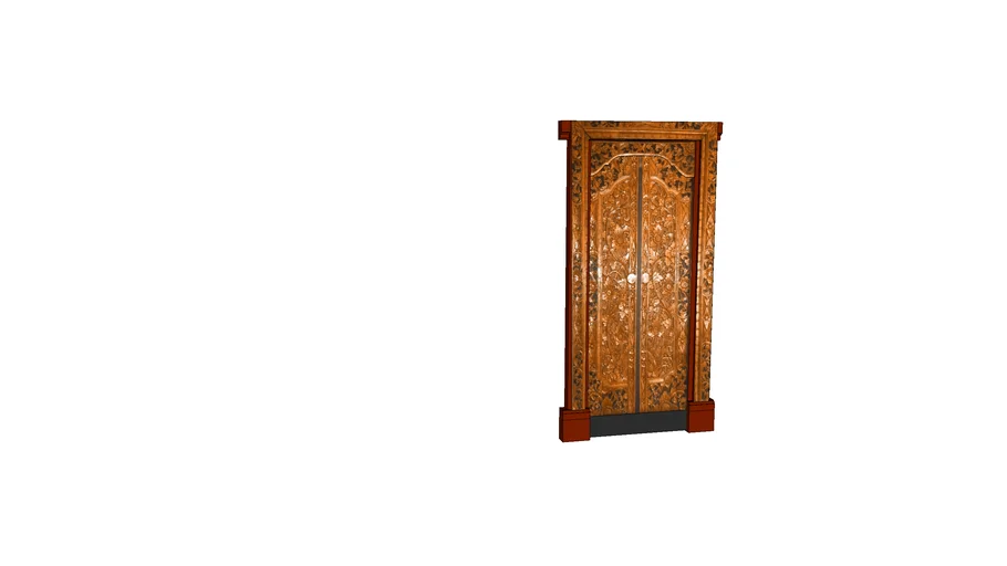 Temple Pocket Door | 3D Warehouse