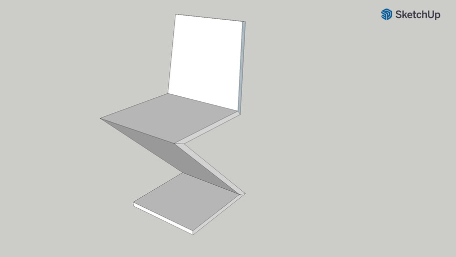 Chaise Zig-Zag | 3D Warehouse