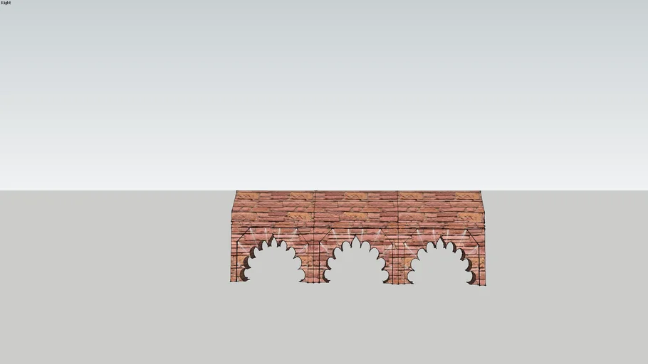 Mughal style archway | 3D Warehouse